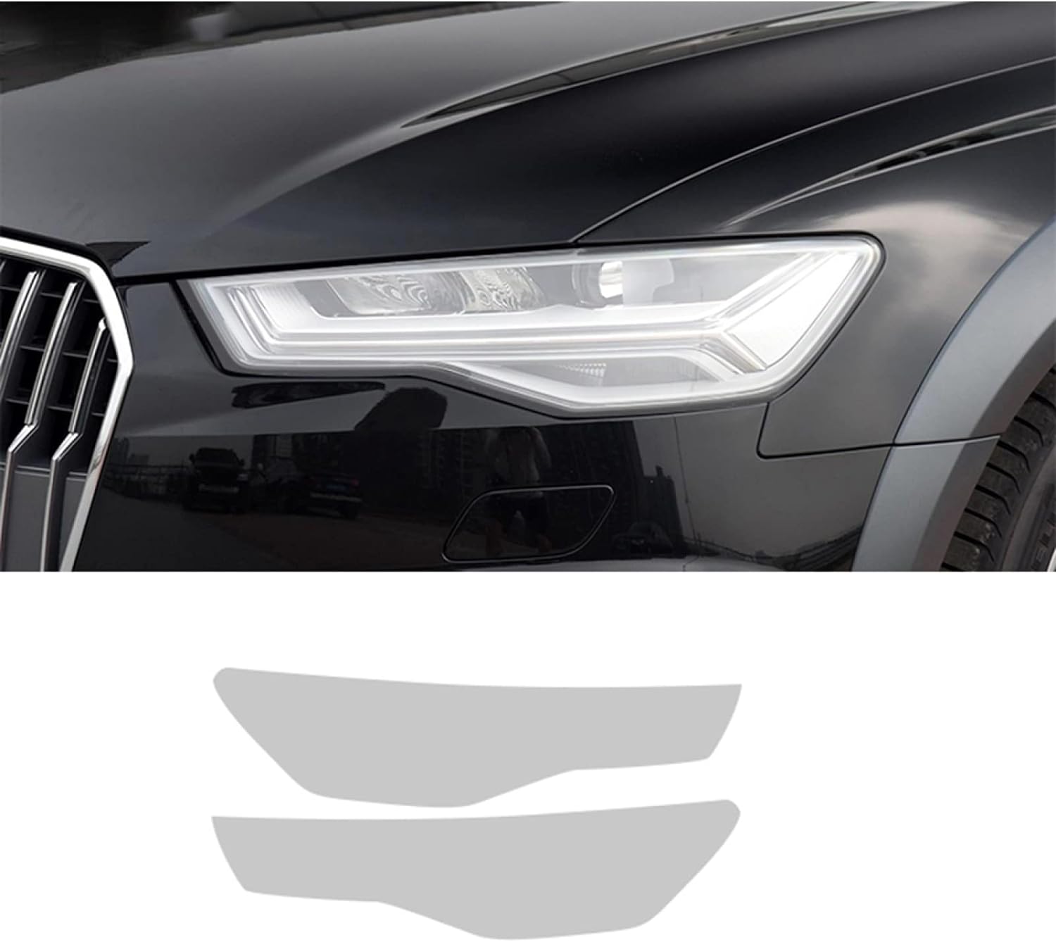 Jetta MK6 MK7 Headlight Sticker JCAKES 2 Pcs Car Headlight Protective ...