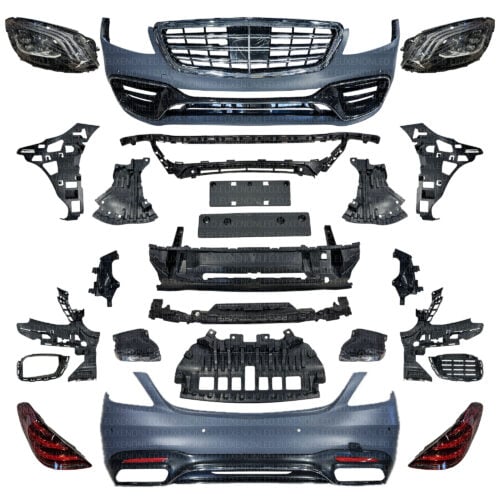 Upgrade Body Kit for Mercedes-Benz S Class W222 2013–2017 to 2017–2020 ...