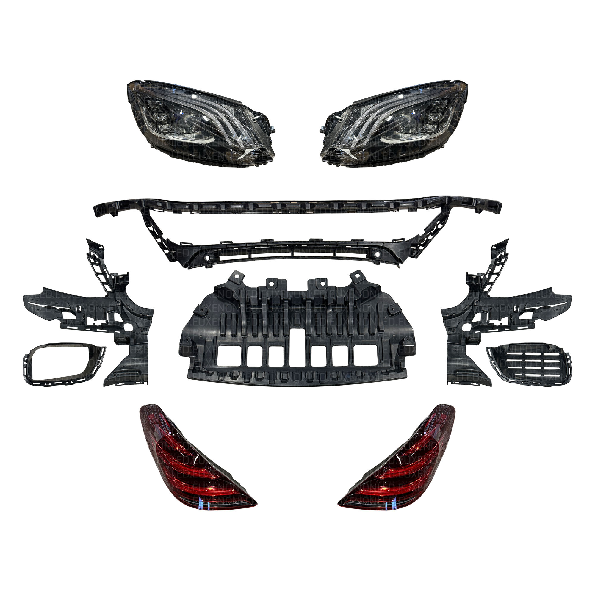 Upgrade Body Kit for Mercedes-Benz S Class W222 2013–2017 to 2017–2020 ...