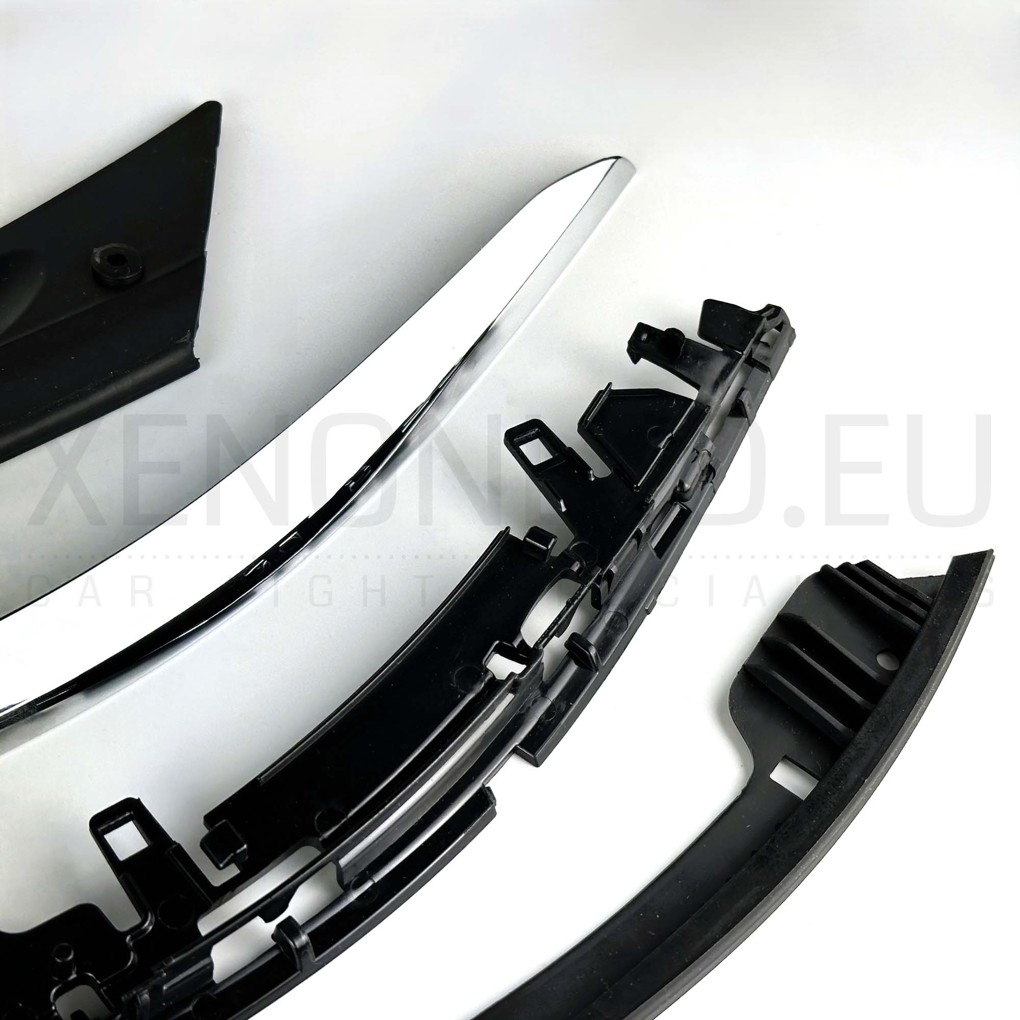 VW Passat B8 4-Piece Chrome Headlight Trim – Left Side (14–19)